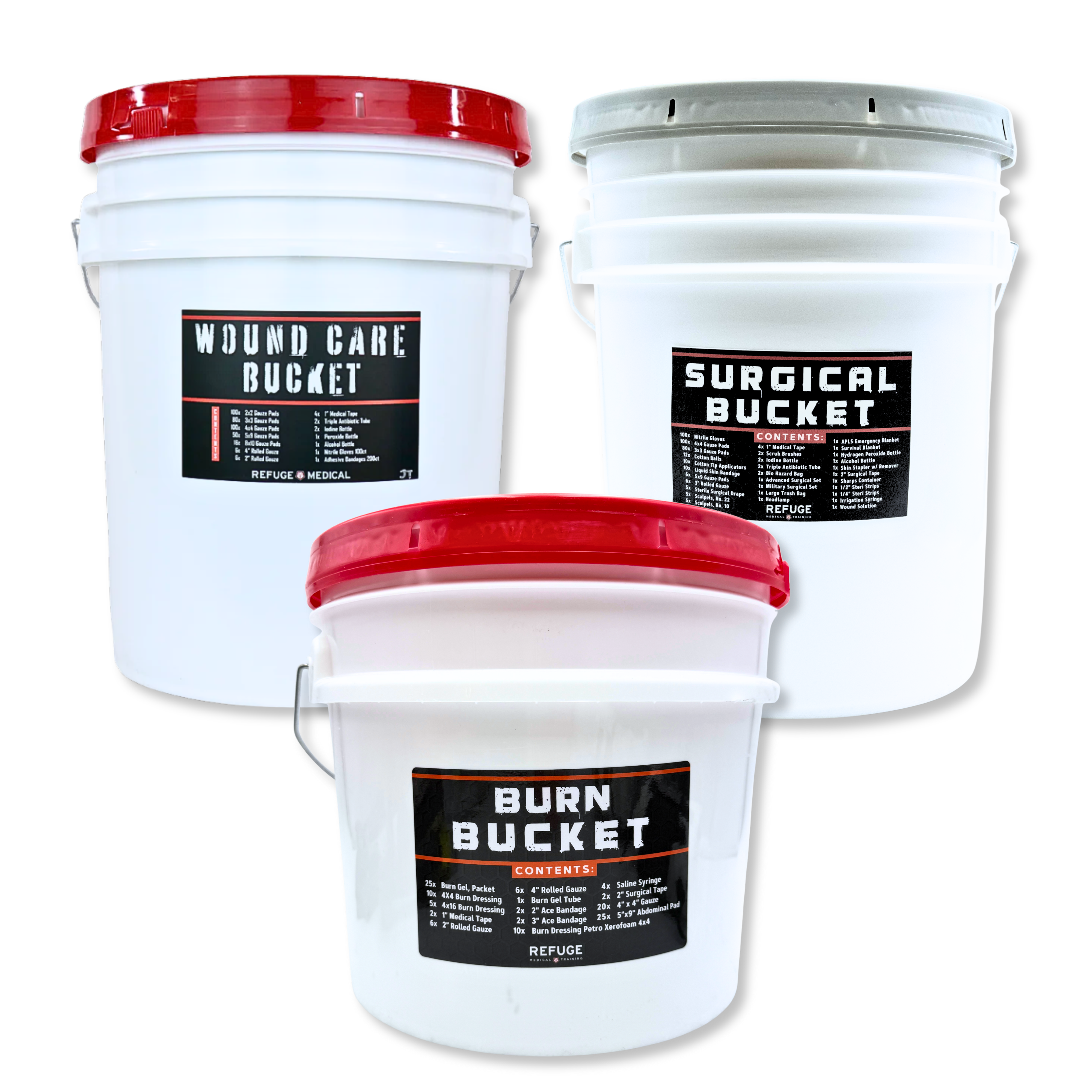 Prepper Bucket Bundle – Refuge Medical