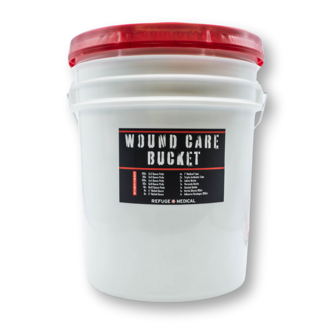 WOUND CARE BUCKET – Refuge Medical